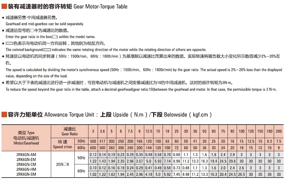 Davitu AC Motor - 6W Single-phase 110V fixed speed brake motor 2RK6GN-AM / 2GN 36K dedicated machinery and equipment - (Speed: 2RK6GN-AM-2GN 36K)