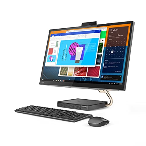Lenovo IdeaCentre AIO 5i All-in-One Computer, 27" QHD Touch Display, Intel Core i7-10700T, 16GB RAM, 1TB HDD, 512GB SSD, Windows 11