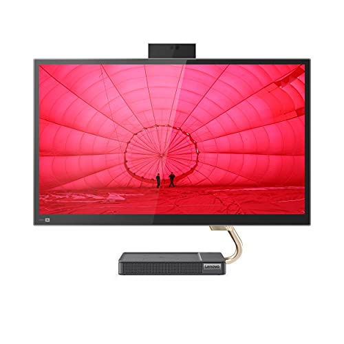 Lenovo IdeaCentre AIO 5i All-in-One Computer, 27" QHD Touch Display, Intel Core i7-10700T, 16GB RAM, 1TB HDD, 512GB SSD, Windows 11