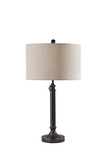 Adesso Home SL1165-26 Table Lamp from Barton Collection 15.00 inches, Bronze