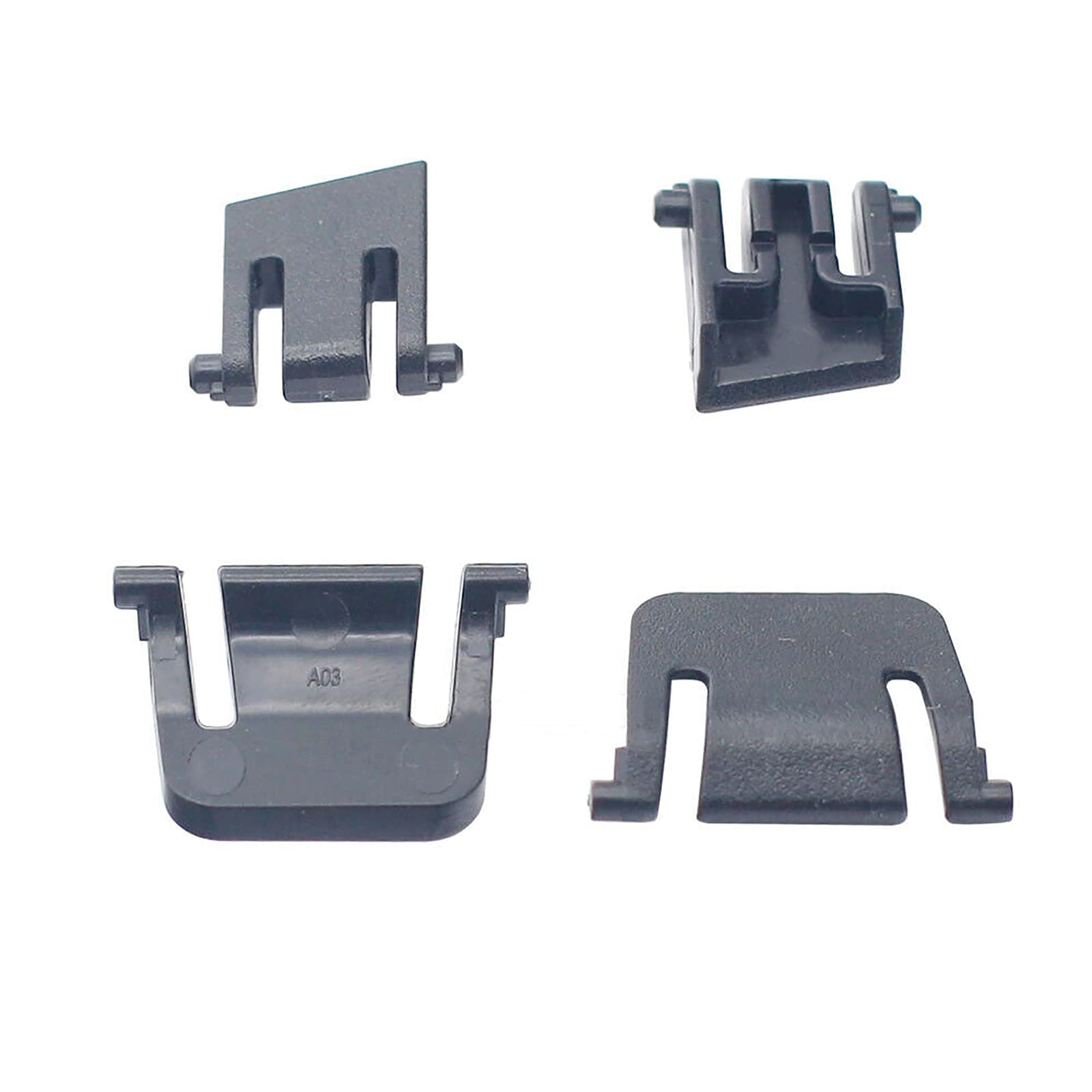 XHSESA Replacement Plastic Foot Stand Leg Bracket for Corsair K70 LUX RGB Mechanical Gaming Keyboard (Front Stand+Rear Stand)