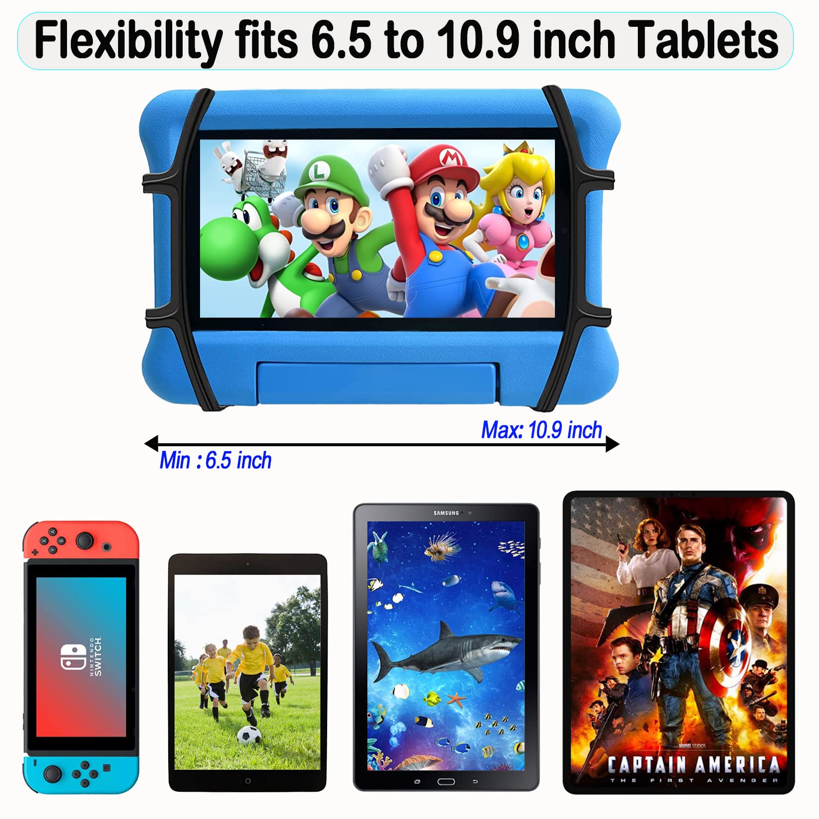 HIKATAB iPad Car Holder Back Seat, Tablet Holder for Kids