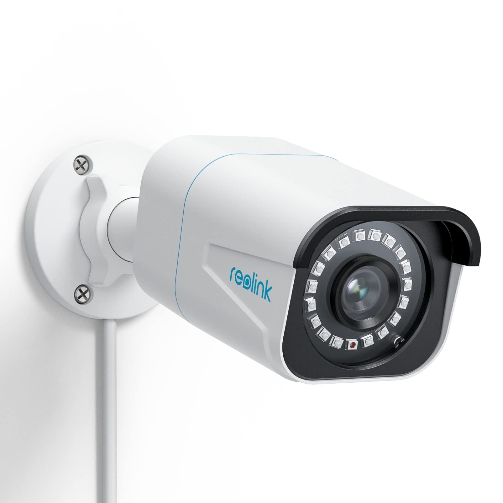 REOLINK 4K PoE NVR 8 Channel Pre-Installed 2TB HDD, 4K Ultra HD PoE Outdoor Security Cameras with Smart Detection, RLN8-410 NVR Bundle with RLC-810A and RLC-820A