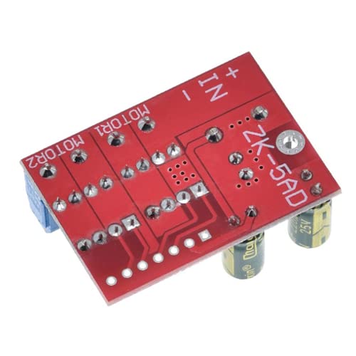 Davitu Motor Driver - H Bridge Remote Control 5A 3V-14V Dual DC Motor Drive Module Voltage Reverse PWM Speed Regulation Double Super L298N
