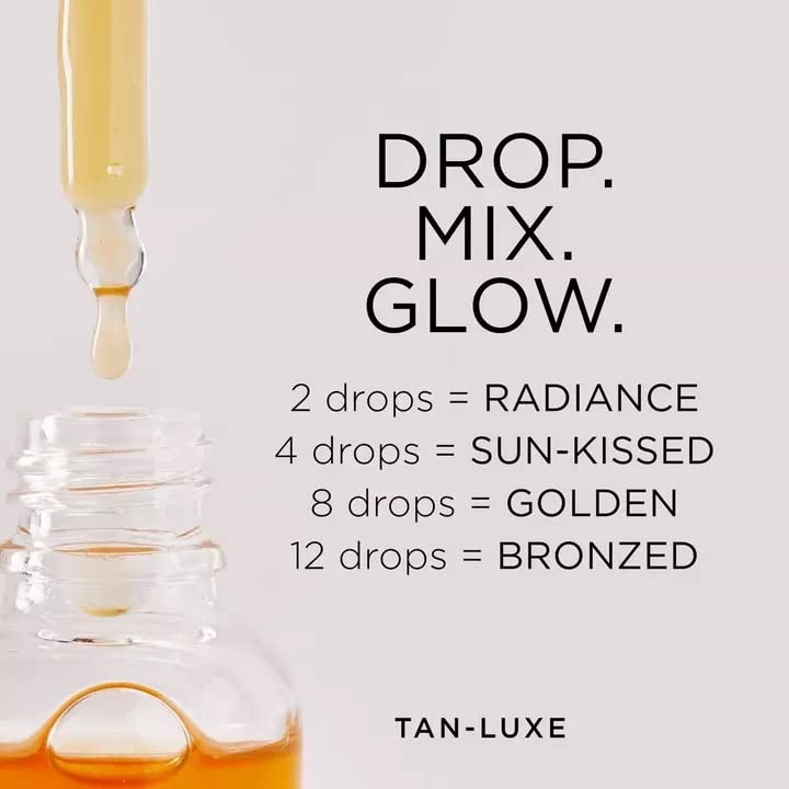 TAN-LUXE Glow Getter Kit - The Face, 10ml, and The Body, 15ml, Illuminating Self-Tan Drops - Medium/Dark - Cruelty Free & Vegan