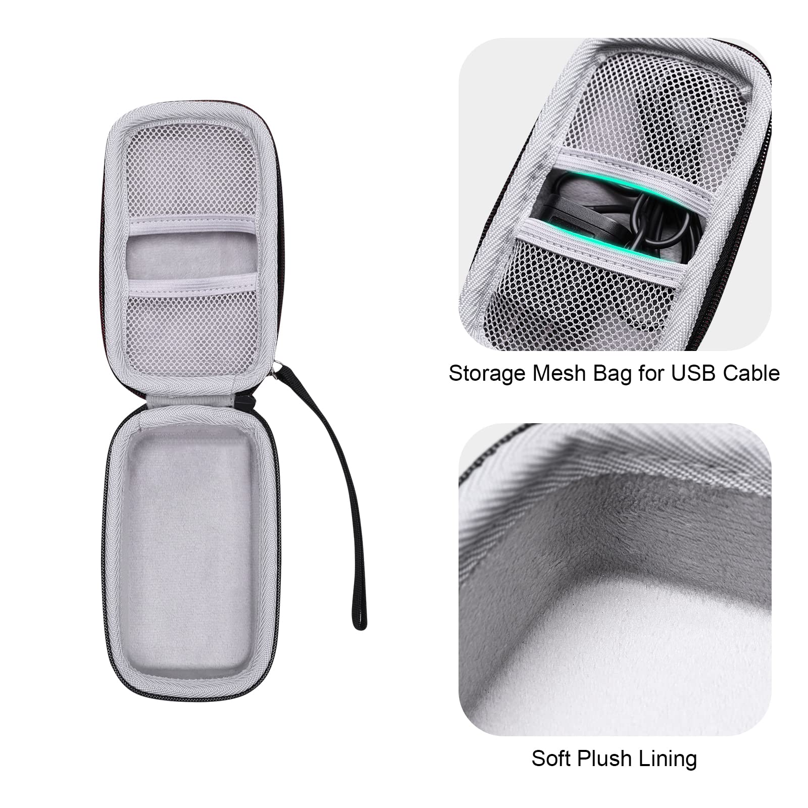 XANAD Hard Case for Andis TS-1 17235/17220 /17200/17150 /17155/17160 Pro Foil Lithium Titanium Foil Shaver - Travel Protective Carrying Storage Bag