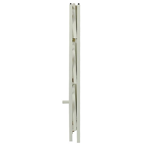 Casual Home 4-Shelf Corner Folding Bookcase, White (New)