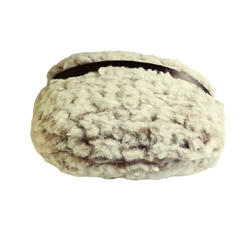 Brown Teddy Bear - Fluffy Fleece Powder Puff for Dusting Powder Large 4-5 inches