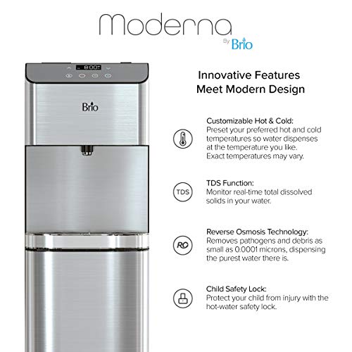 Brio Moderna Reverse Osmosis Bottle-Less Water Cooler