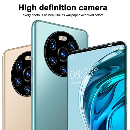 Vbestlife Mate40 Pro 3G Smartphone Unlocked, 5.45in HD Full Screen Cell Phone for Android6.0 Dual Core CPU Dual Card Dual Standby HD Front Rear Camera Support for Expansion 128GB