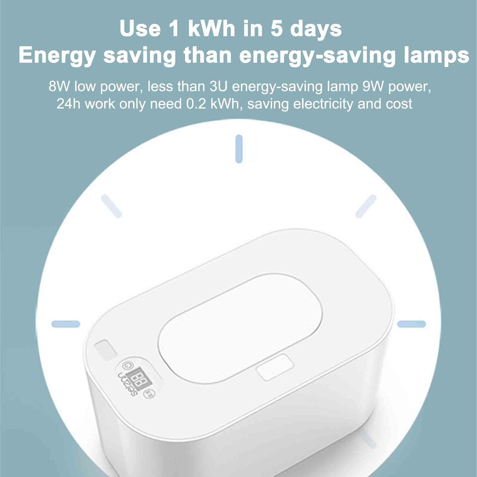 Aiend Baby Wipe Constant Temperature Warmer Baby Diaper Warmer Baby Wet Wipe Dispenser Portable Heat Preservation moisturizer Power by USB Adapter Carefully