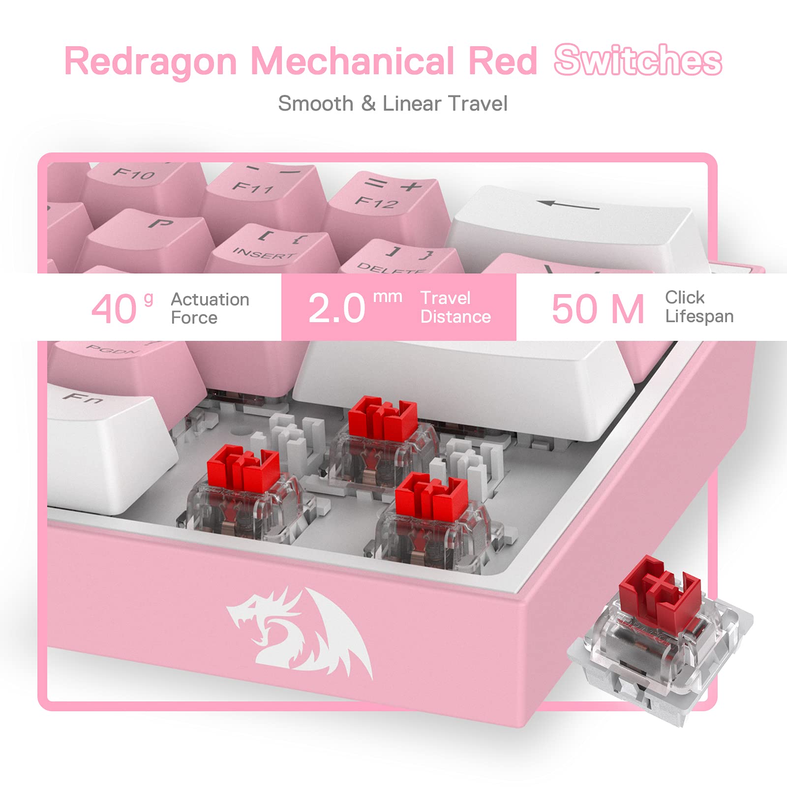 Redragon K617 Keyboard and M711 Mouse Bundle