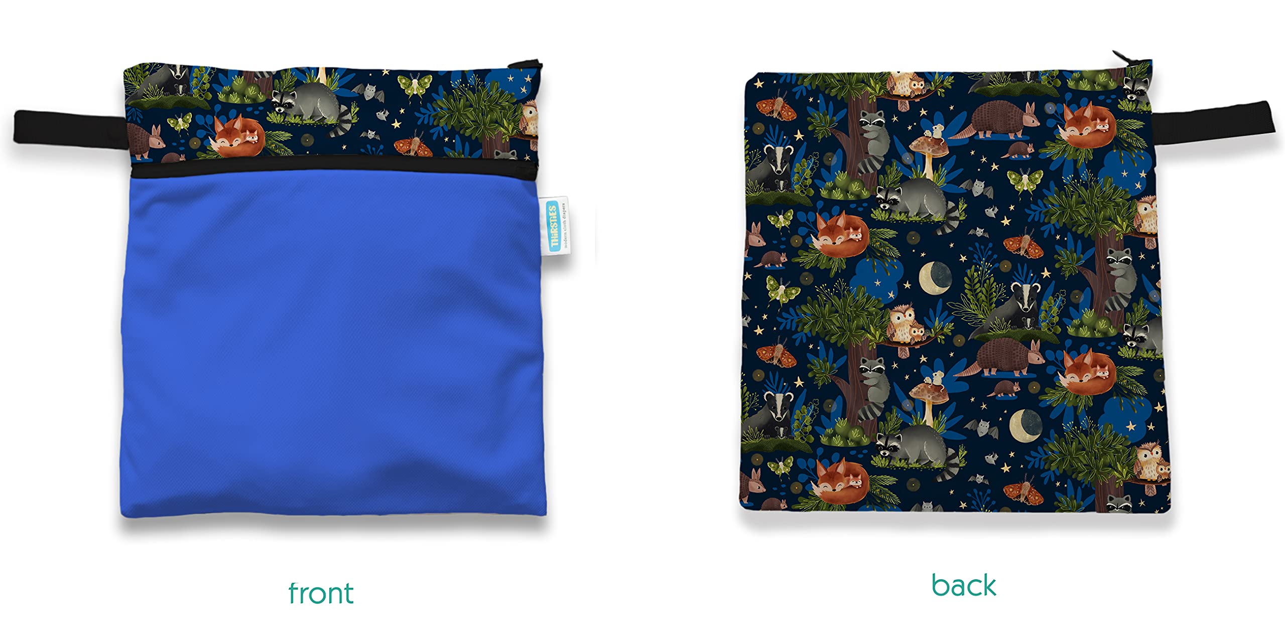 Thirsties Reusable Wet Dry Diaper Bag - Nightlife