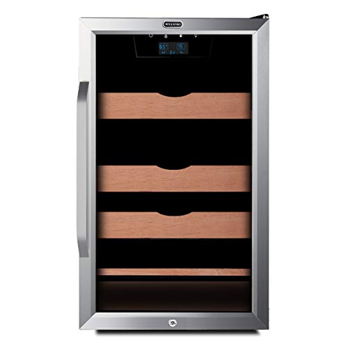 Whynter CHC-421HC 4.2 cu. ft. Cigar Cabinet Cooler Humidor with Built-in Heating & Cooling System, Humidity Temperature Control and Spanish Cedar Shelves