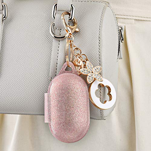 VISOOM Silicone Case Compatible with Samsung Galaxy Buds Plus/Galaxy Buds - 2022 Soft Carrying Case Protective Wireless Charging Cover Skin with Galaxy Earbuds Accessories Keychain for Women&Girls