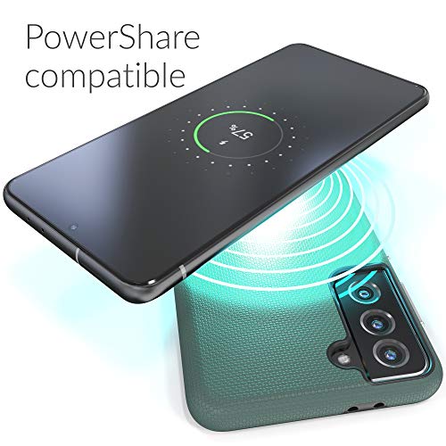 Crave Dual Guard for Galaxy S21+ Case, Shockproof Protection Dual Layer Case for Samsung Galaxy S21 Plus, S21+ 5G (6.7 inch) - Forest Green