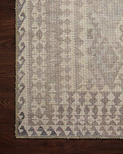 Justina Blakeney x Loloi Malik Collection MAL-03 Ivory / Stone 8'-4" x 11'-6" Area Rug
