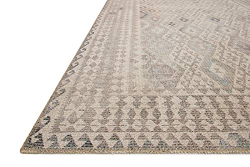 Justina Blakeney x Loloi Malik Collection MAL-03 Ivory / Stone 8'-4" x 11'-6" Area Rug