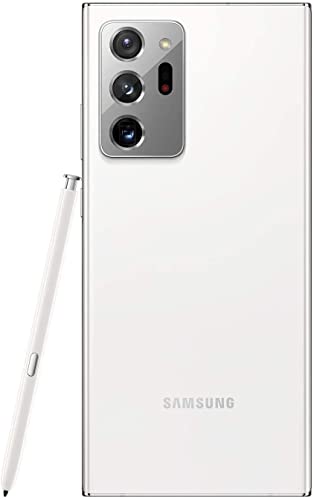 Samsung Galaxy Note 20 Ultra 5G - 128GB , Verizon Locked- Mystic white (Renewed)