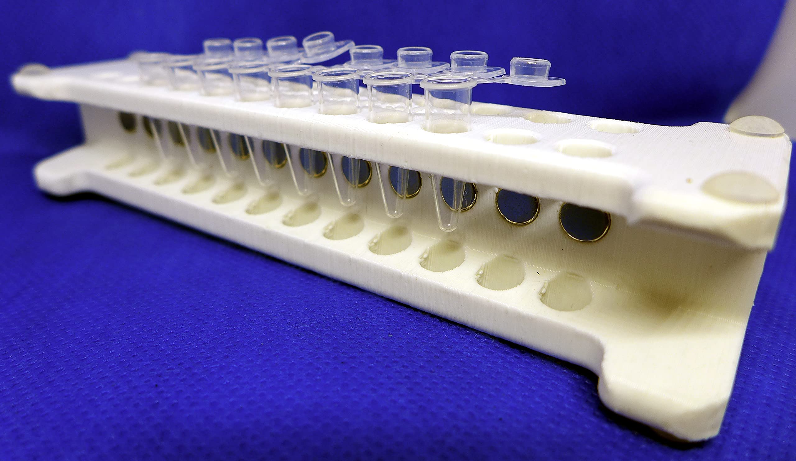 Magnetic Rack for DNA, RNA Purification; for 100-250 microliter PCR Tubes (leagacy, 24 Tubes)