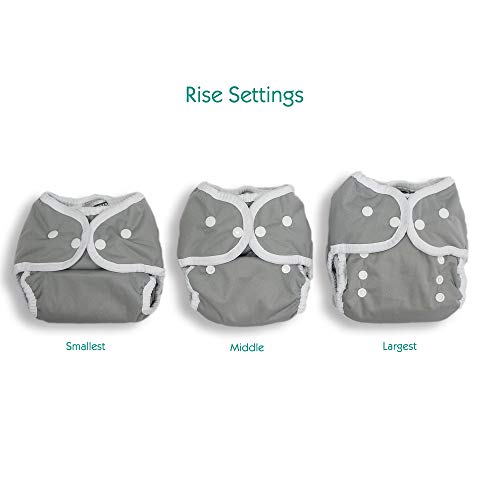 Thirsties Duo Wrap Reusable Cloth Diaper Cover, Snap Closure, Nightlife Size One (6-18 lbs)