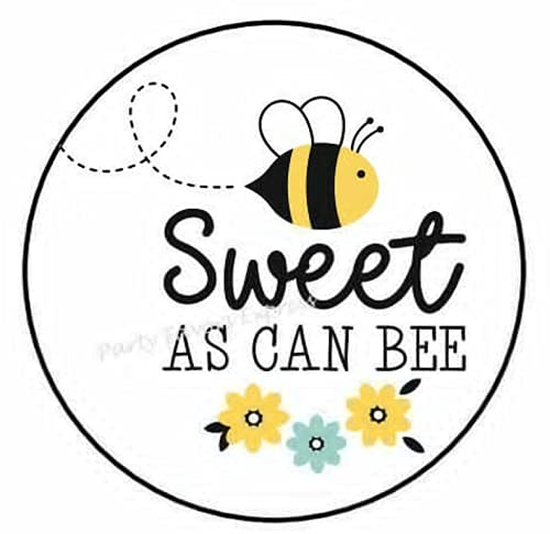 1.5" Inch Sweet As Can Bee Be Stickers - Sweet As Can Be Stickers - Bee Stickers Envelope Seals Labels - D #AA61RK (90 Pcs)