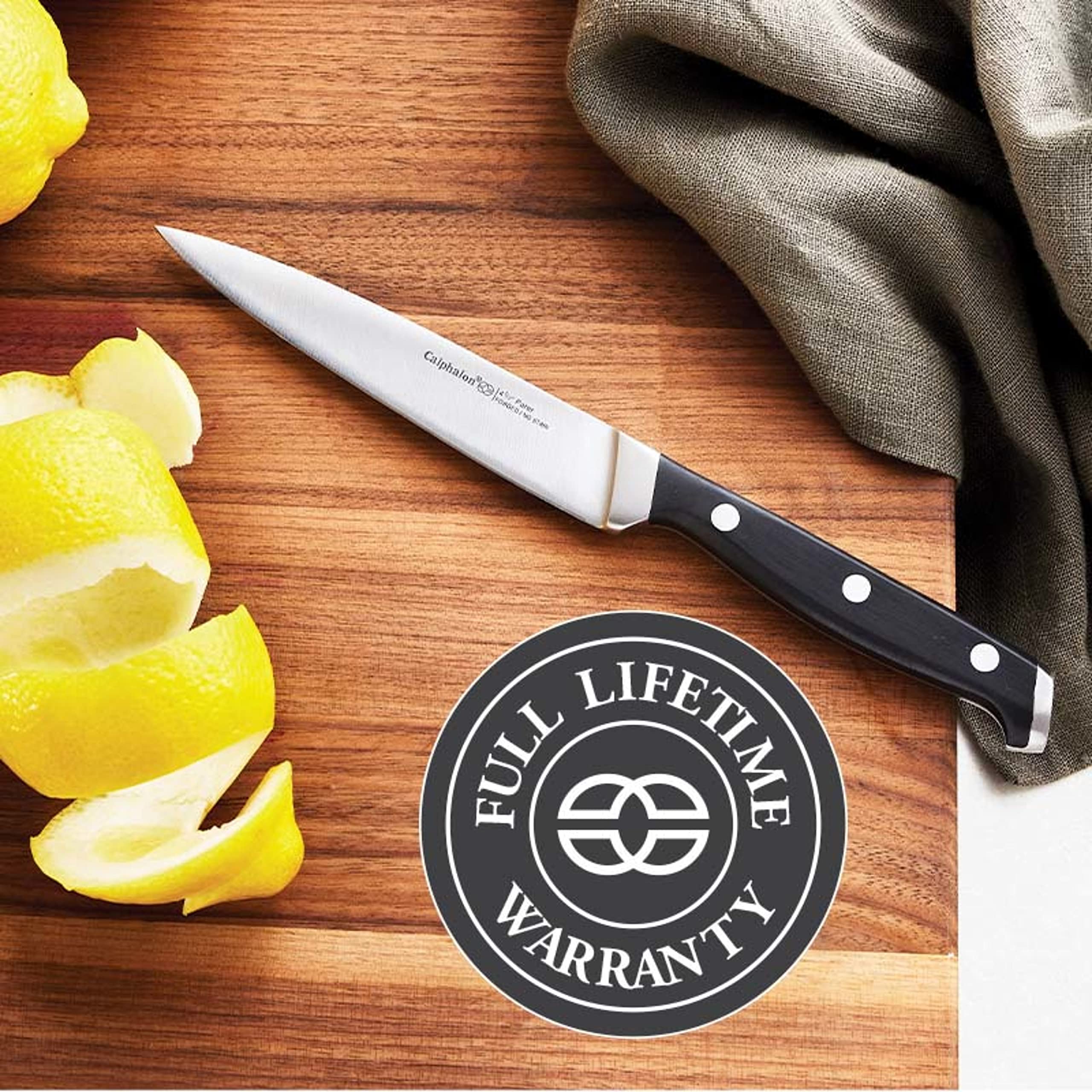 Calphalon Kitchen Knife Set with Self-Sharpening Block