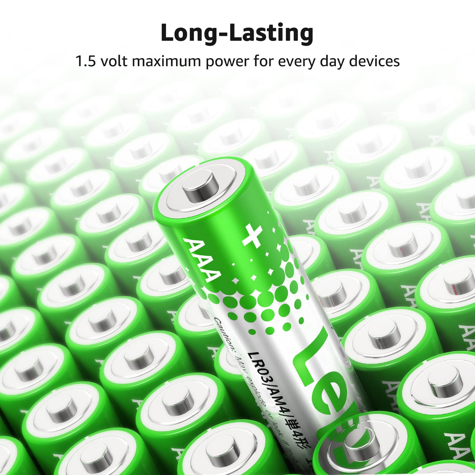 Lepro AAA Batteries 24 Pack, Triple A Batteries with Ultra Long-Lasting Power β High Performance,1.5V Leak-Proof, Corrosion-Resistant Alkaline AAA Batteries, Ideal for Home & Office Devices