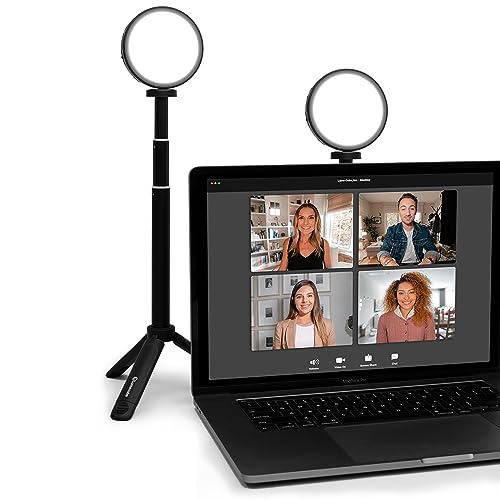 Lume Cube Video Conference Lighting Kit LITE Edition with Stand | Computer Light for Video Conferencing & Live Streaming | Laptop Light & Mount with Adjustable Brightness and Color Temperature