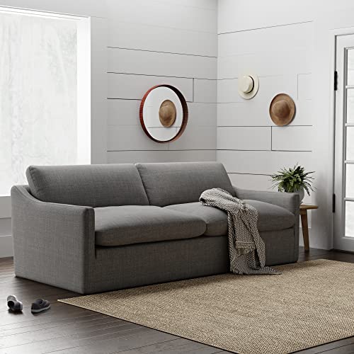 Amazon Brand β Stone & Beam Rustin Contemporary Deep-Seated Sofa Couch, 89"W, Grey