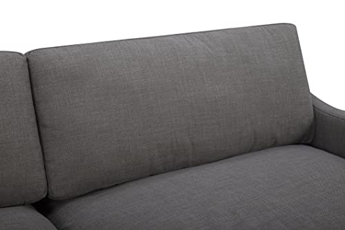 Amazon Brand β Stone & Beam Rustin Contemporary Deep-Seated Sofa Couch, 89"W, Grey