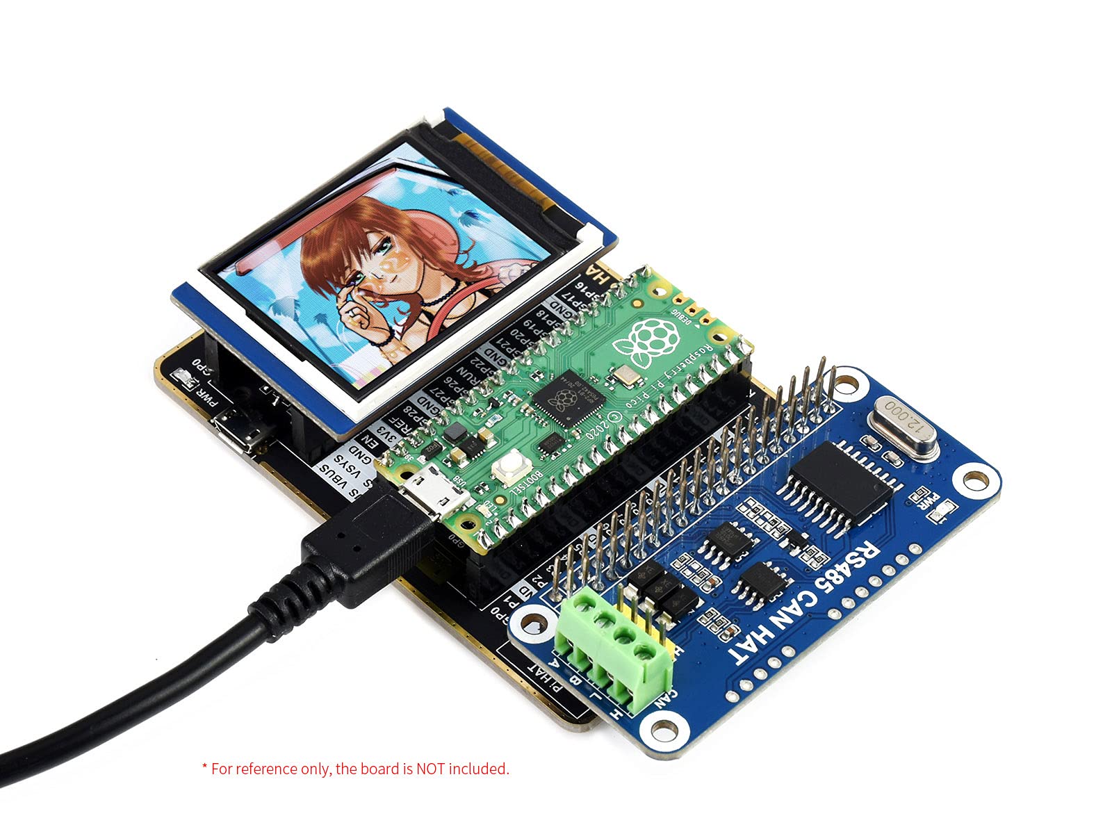 Waveshare GPIO Expander for Raspberry Pi Pico 1x Raspberry Pi Standard 40PIN 1x Pico 2×20PIN Header