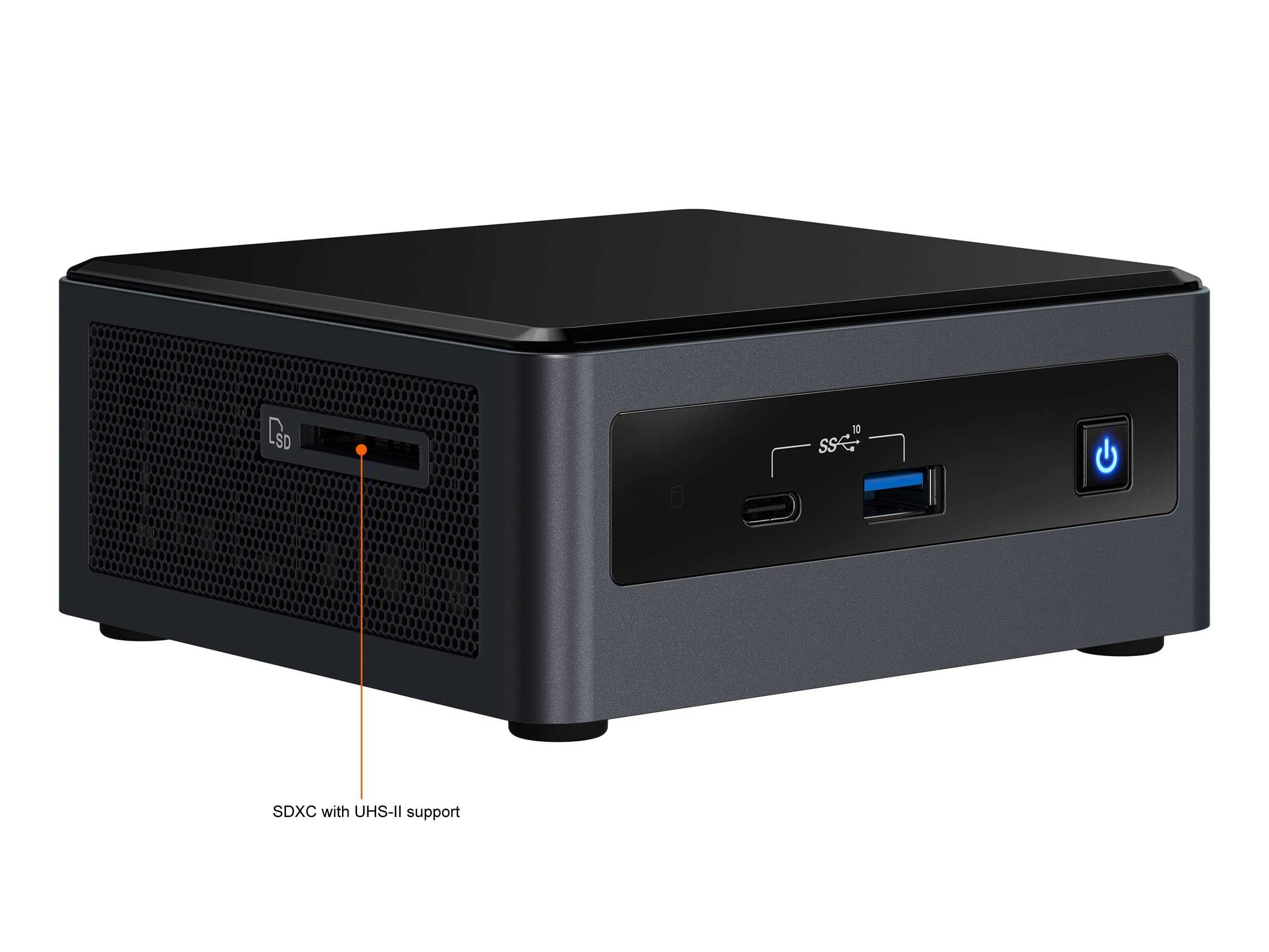 Intel NUC 10 Mini Performance Kit, 16GB RAM, 512GB PCIe SSD, Core i7-10710U, UHD Graphics, Windows 11 Pro, 3-YR Warranty, IST Cable, RJ45, Wi-Fi 6, BXNUC10i7FNHN