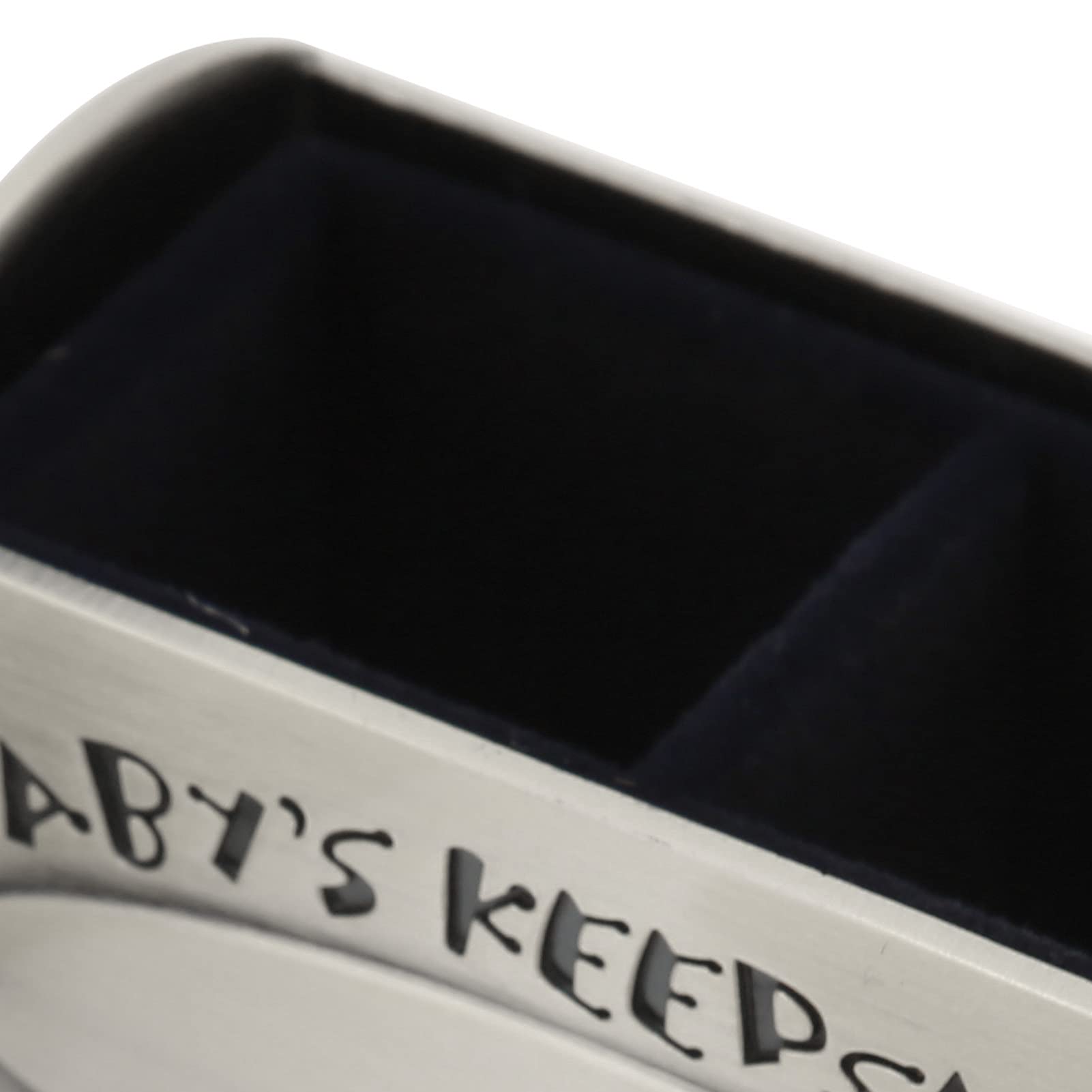 Pssopp Fetal Hair Box Metal High-End Keepsake Tooth and Box European Baby Collection Box for Kids Children Gifts(Ancient tin)