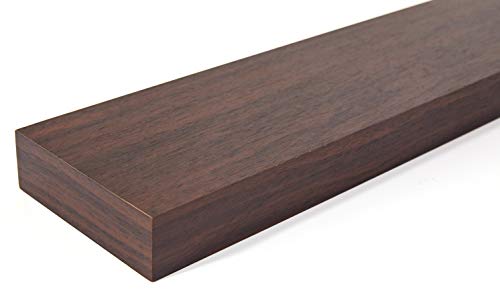 Kiera Grace kieragrace KG Maine Floating Shelves-Dark Walnut, 12", 16", 24", Set of 3 Wall Organization