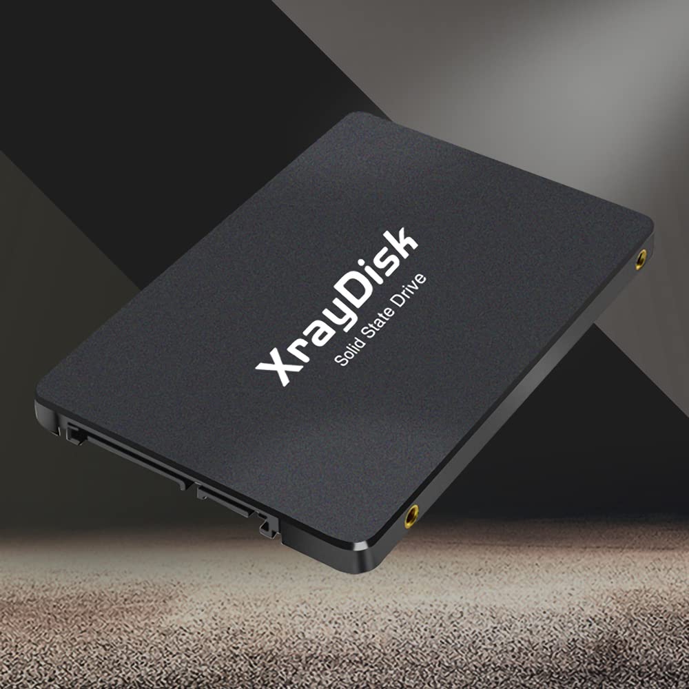 Xraydisk Sata3 1TB 3D NAND TLC 2.5 Inch SATA III Internal Solid State Drive SSD (Read Speed up to 540 MB/s) Compatible with Laptop & PC Desktop (1TB, Black)
