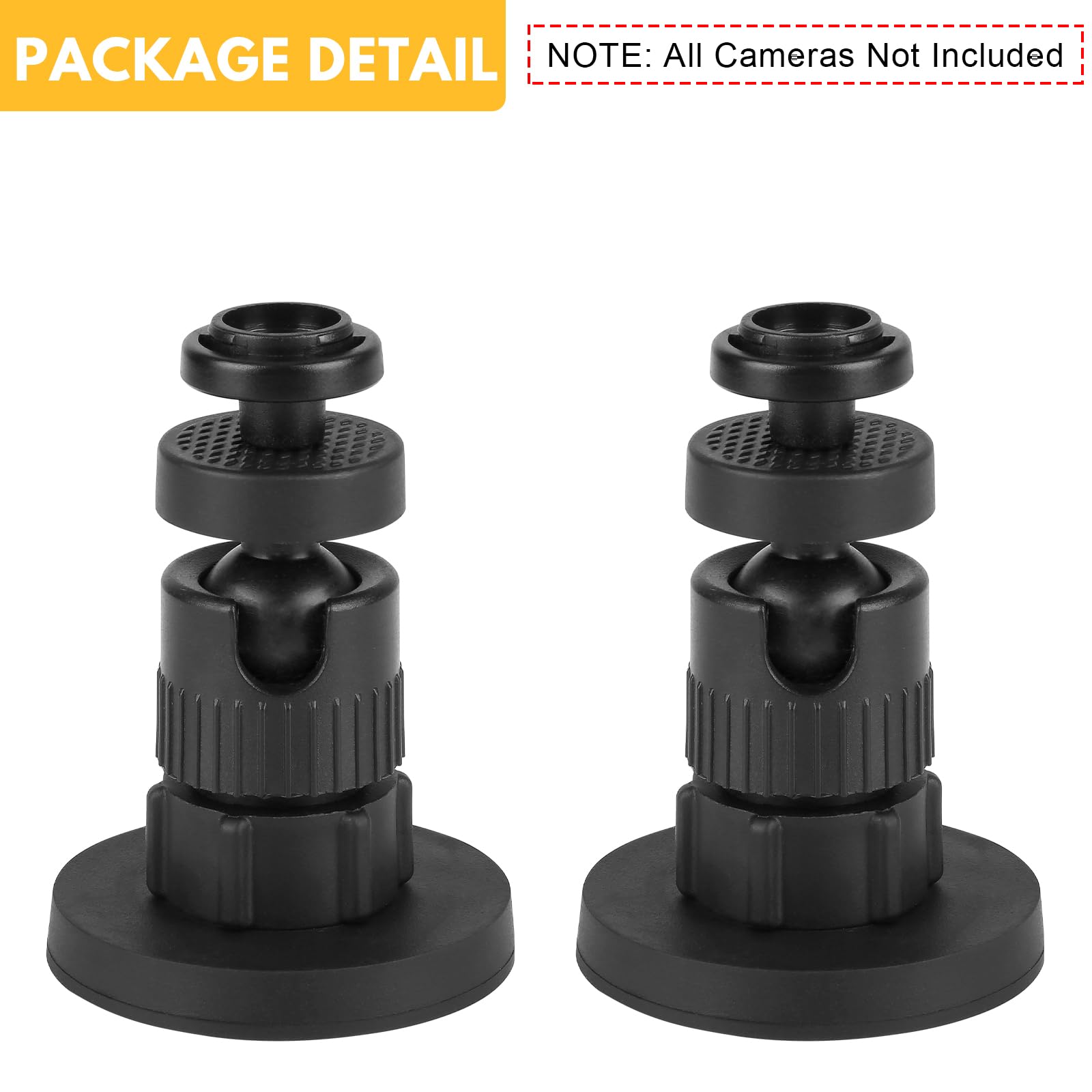 iTODOS 2 Pack Magnetic Wall Mount Bracket Compatible with Blink Outdoor 4 (4th Gen),Blink Outdoor (3rd Gen) XT3,Blink XT/XT2,Blink Mini,Securely Attached to Steel or Any Flat Surfaces Without Tools