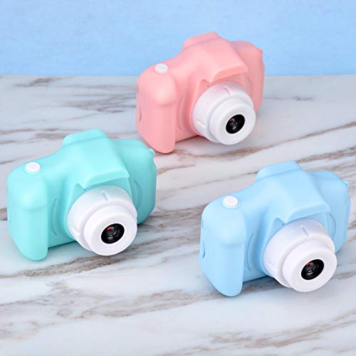 NC HD Children's Digital Camera Cartoon Camera Portable SLR Camera Toy Kids Birthday Gift HD (1300W Pixels) Blue