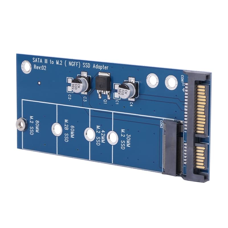 Davitu Stepper Motor - M.2 SSD to 2.5-Inch SATA 3 Adapter Card for 30/42/60/80mm M.2 SSD Solid State Drive Converter 2280 2242 Adapter Card