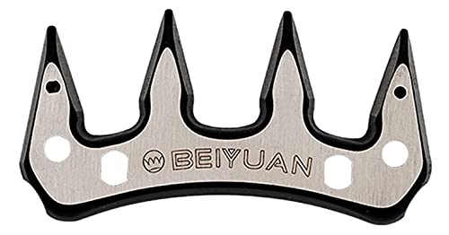 NC Sheep Shears Blades Sheep Clippers 13 Tooth Livestock Electric Sheep Shearing Replacement Blades Wool Comb Cutter Goats Clipper Scissors Blade for Sheep Alpacas Goats (Straight, 13 Tooth)