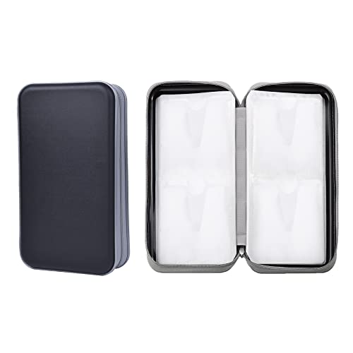 UENTIP 96 Capacity CD Case,CD/DVD Book,Hard Plastic CD Organizer CD Holders Storage Cases(96, Black)
