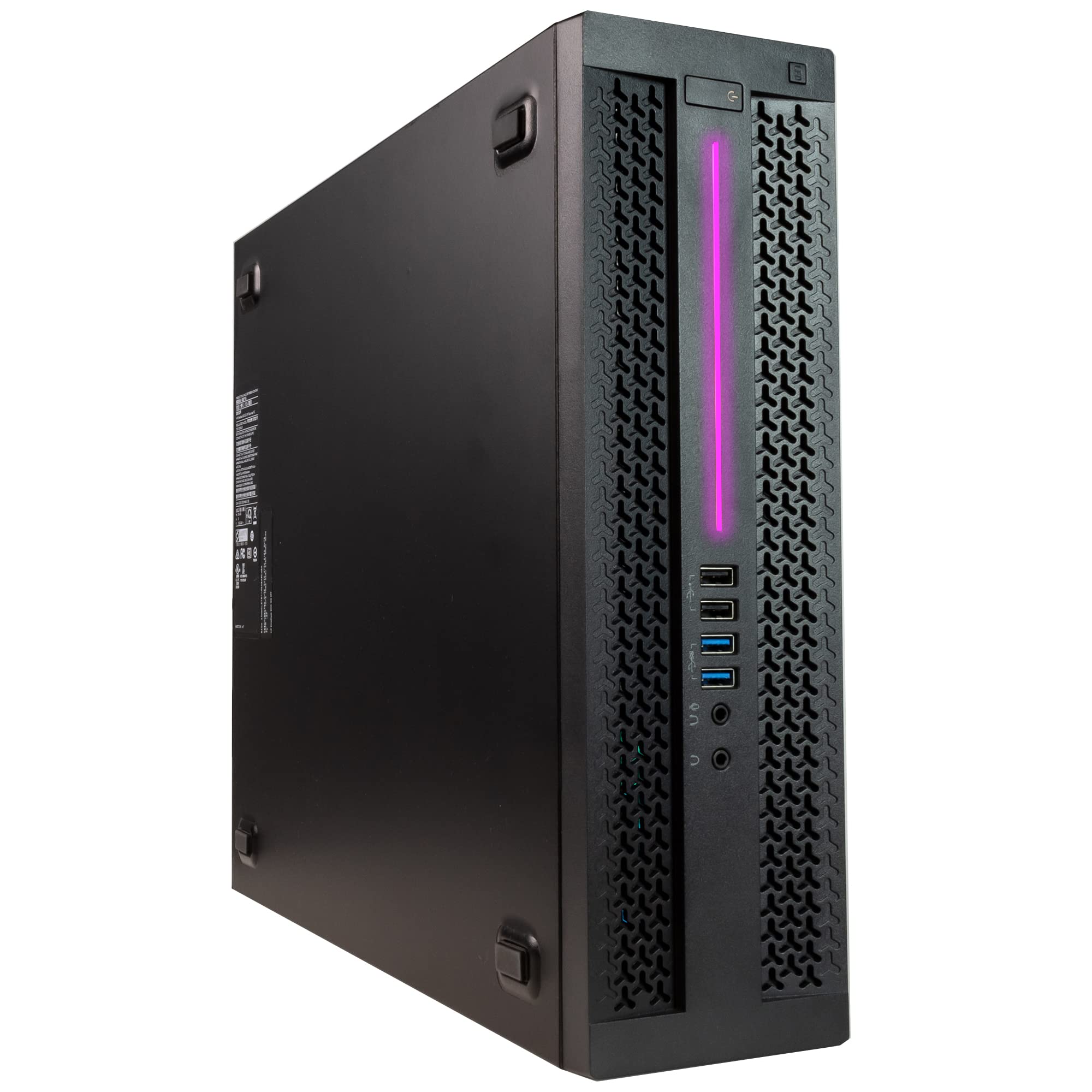 RGB Gaming PC Desktop HP Computer | Intel Quad-Core i5 Processor GeForce GT 730 (2GB) GPU NVME M.2 Solid State Storage 512GB + 1TB HDD 16GB DDR4 RAM WiFi Bluetooth Windows 10 (Renewed), Black, 800G2