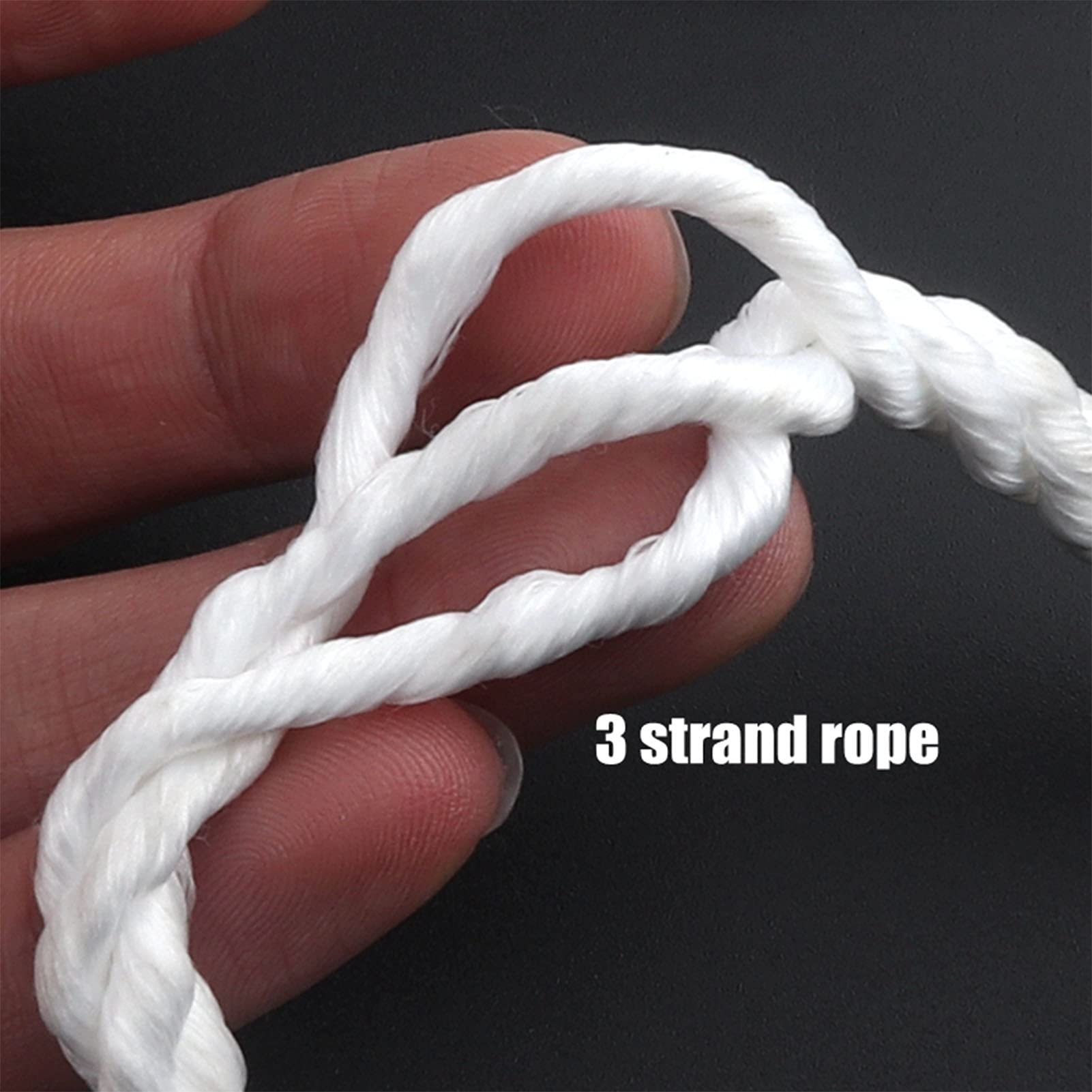 ASPZQ Children Nylon Rope Net Stair Protection Net Balcony Anti-Fall Net Pet Net Children's Railing Stair Balcony Protective Netting Color : 5cm mesh, Size : 2x10m(7x33ft)