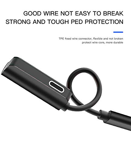 Headphone Adapter Lightning to 3.5mm AUX Audio Jack and Charger Extender Dongle Earphone Headset Splitter Compatible with iPhone 11 12 Mini pro max xs xr x se2 8 7Plus for Ipad Air Cable Converter