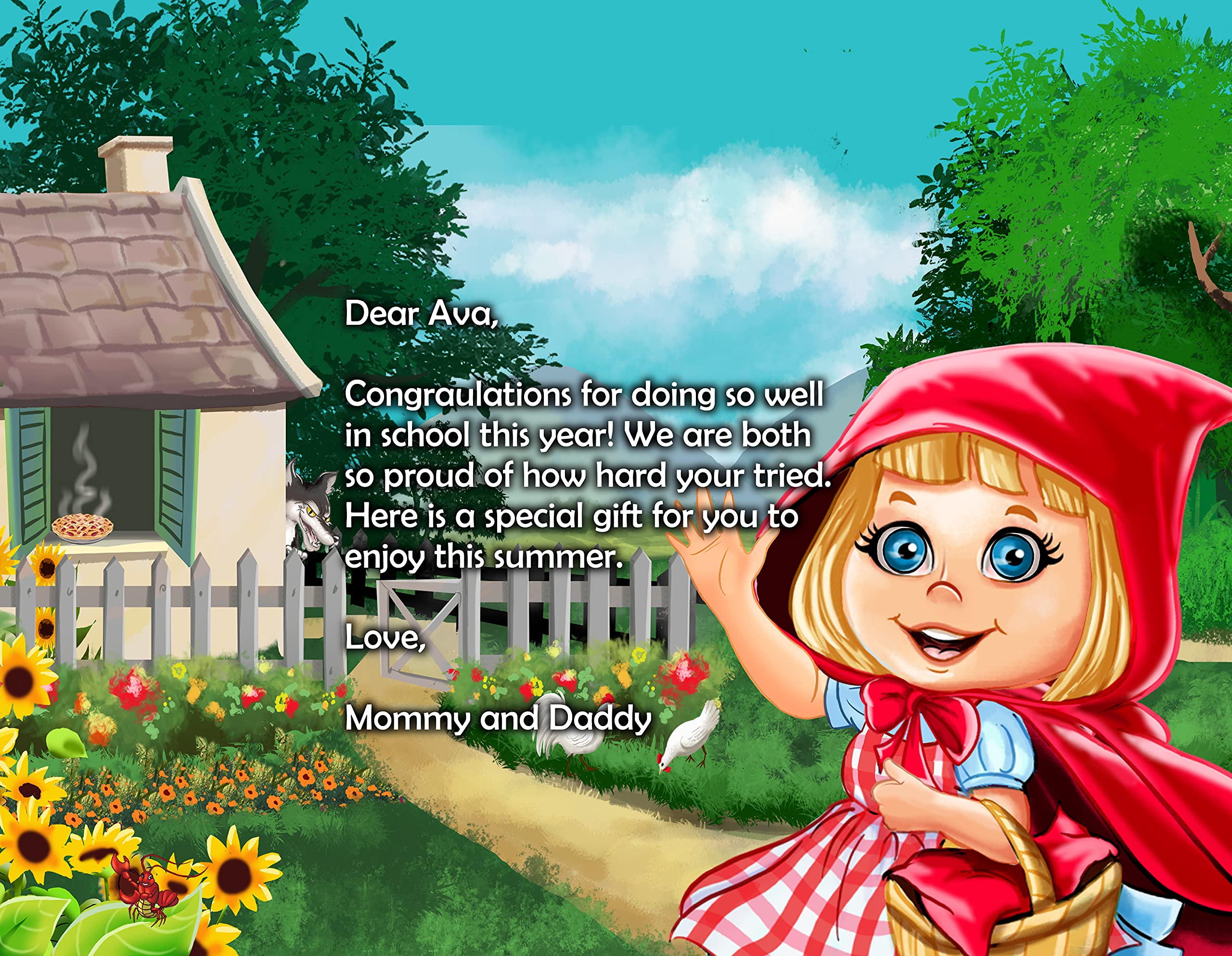 Little Red Riding Hood Book - Personalized Books with Your Child's Name - My Own Tale