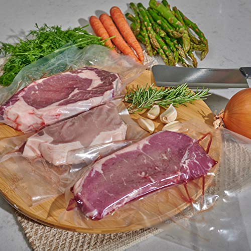 200 pcs Clear 10" x 13", 3 mil Vacuum Chamber Bags Great for Food Vac Storage