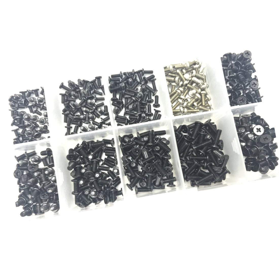 OPYTR Screw Anchors 500pcs Laptop Notebook Computer Screw Kit Set Anchors