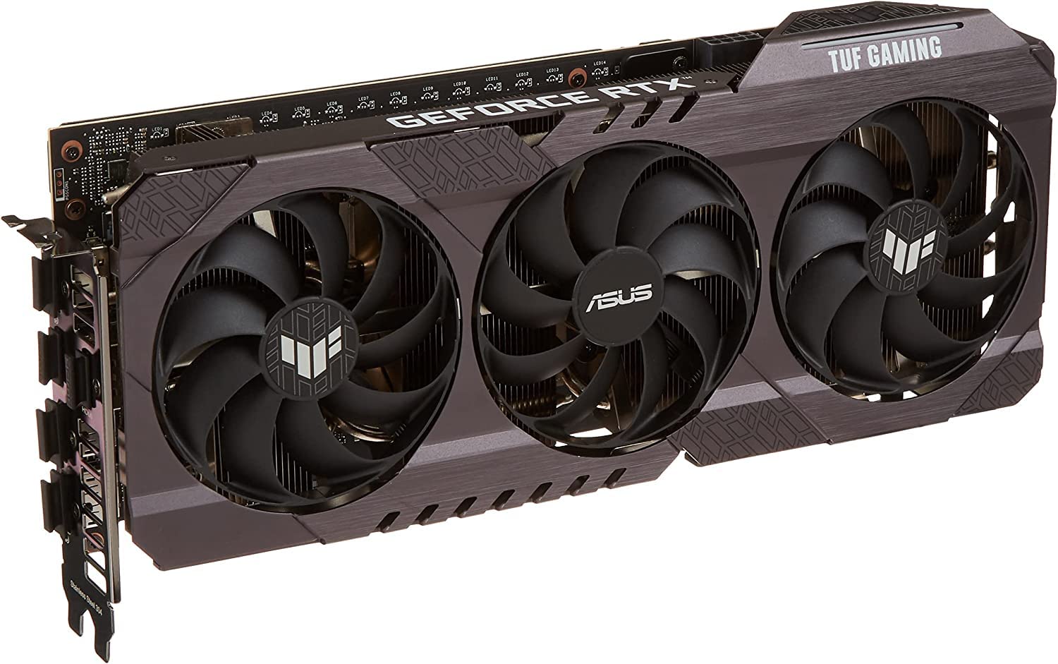 ASUS TUF Gaming NVIDIA GeForce RTX 3060 V2 OC Edition Graphics Card (PCIe 4.0, 12GB GDDR6, HDMI 2.1, DisplayPort 1.4a, Dual Ball Fan Bearings, Military-Grade Certification, GPU Tweak II) (Renewed)