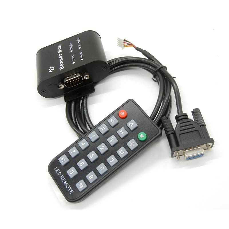 Davitu Motor Controller - HD-901D Full color led control card functional board Temperature ,humidity ,brightness sensor,Infrared receiver support module