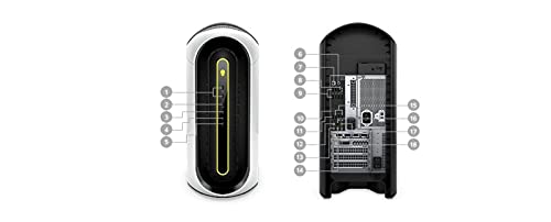 Dell Alienware Aurora R10 Desktop | Ryzen 9-5900X - 1TB SSD Hard Drive - 32GB RAM - Nvidia GeForce RTX 3080 Ti | 12 cores @ 4.8 GHz - 12GB GDDR6X Win 11 Home Black